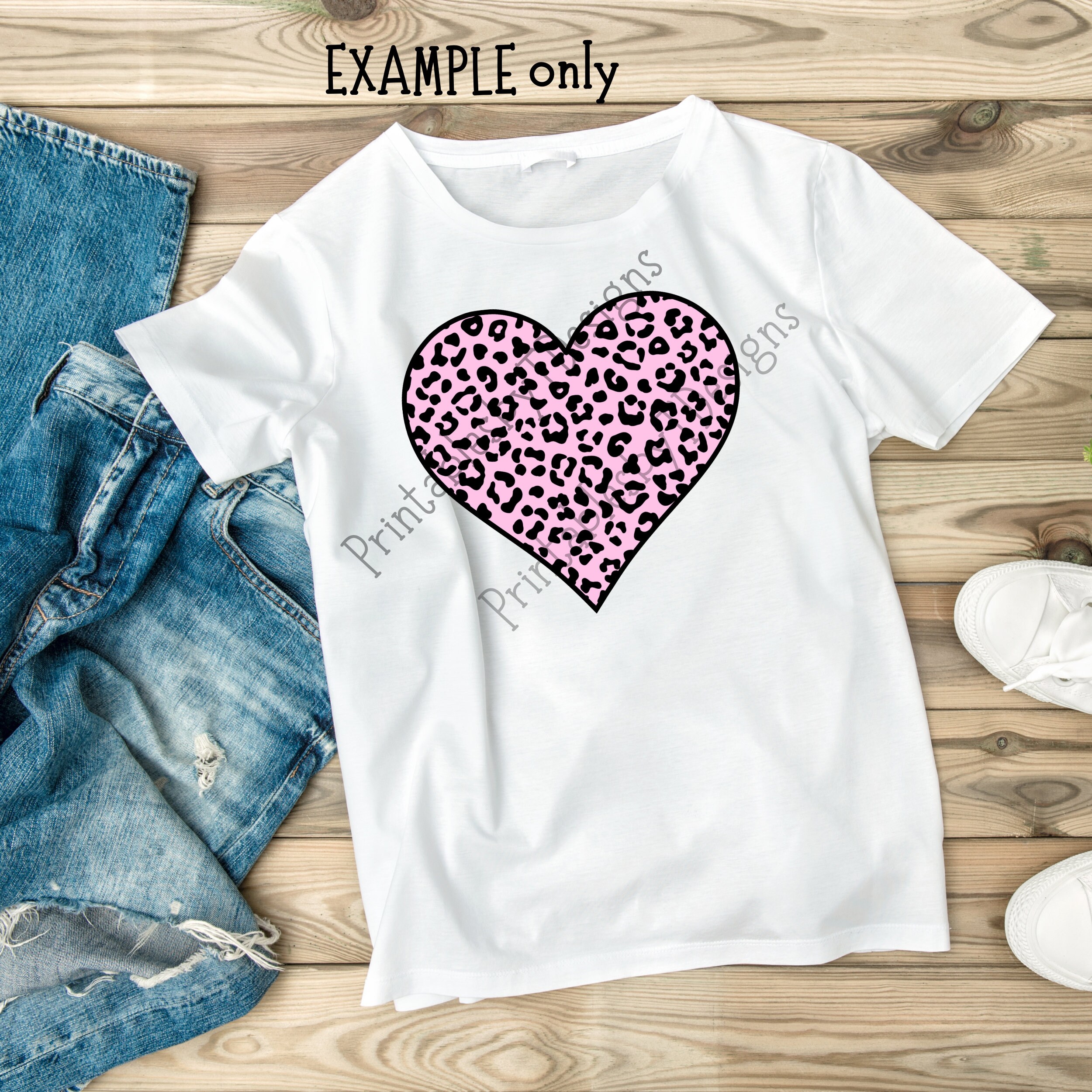 Leopard Print Hearts PNG, Valentine's Day Leopard Print Heart, Red ...