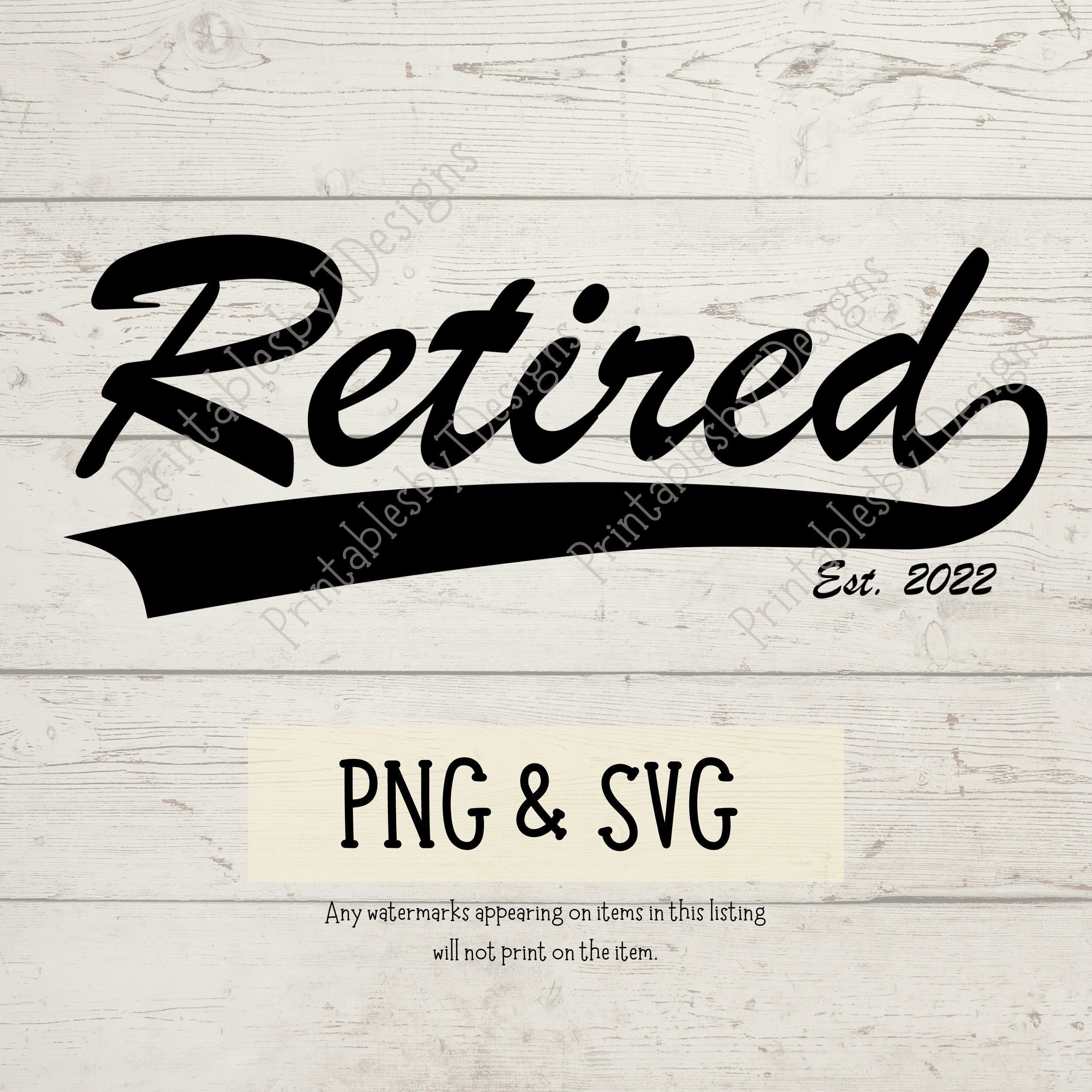 Retired PNG SVG Cut File Retired Svg Art Clipart Retire - Etsy