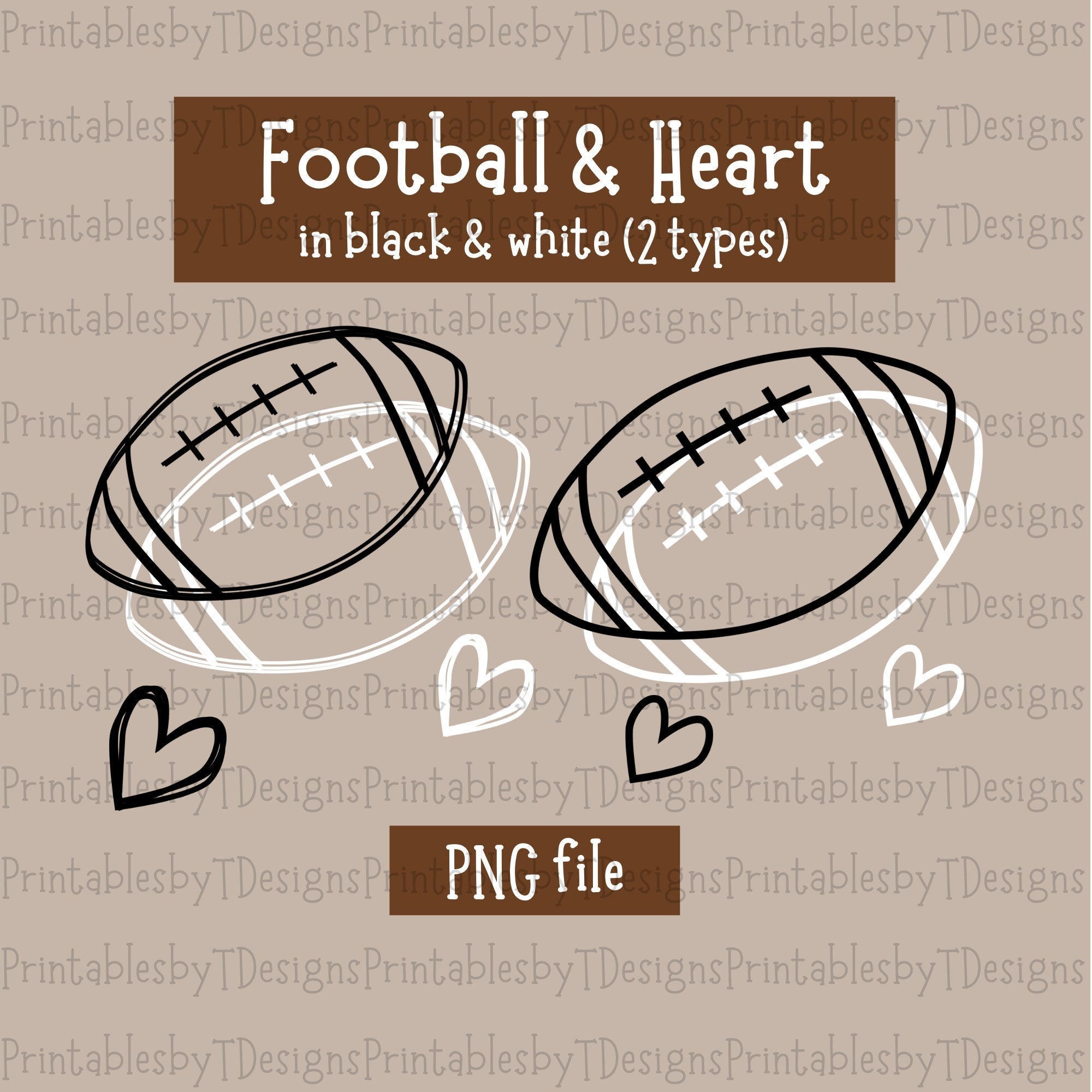 Football PNG, Heart PNG, Football Clipart, Shape Clipart, Sports ...