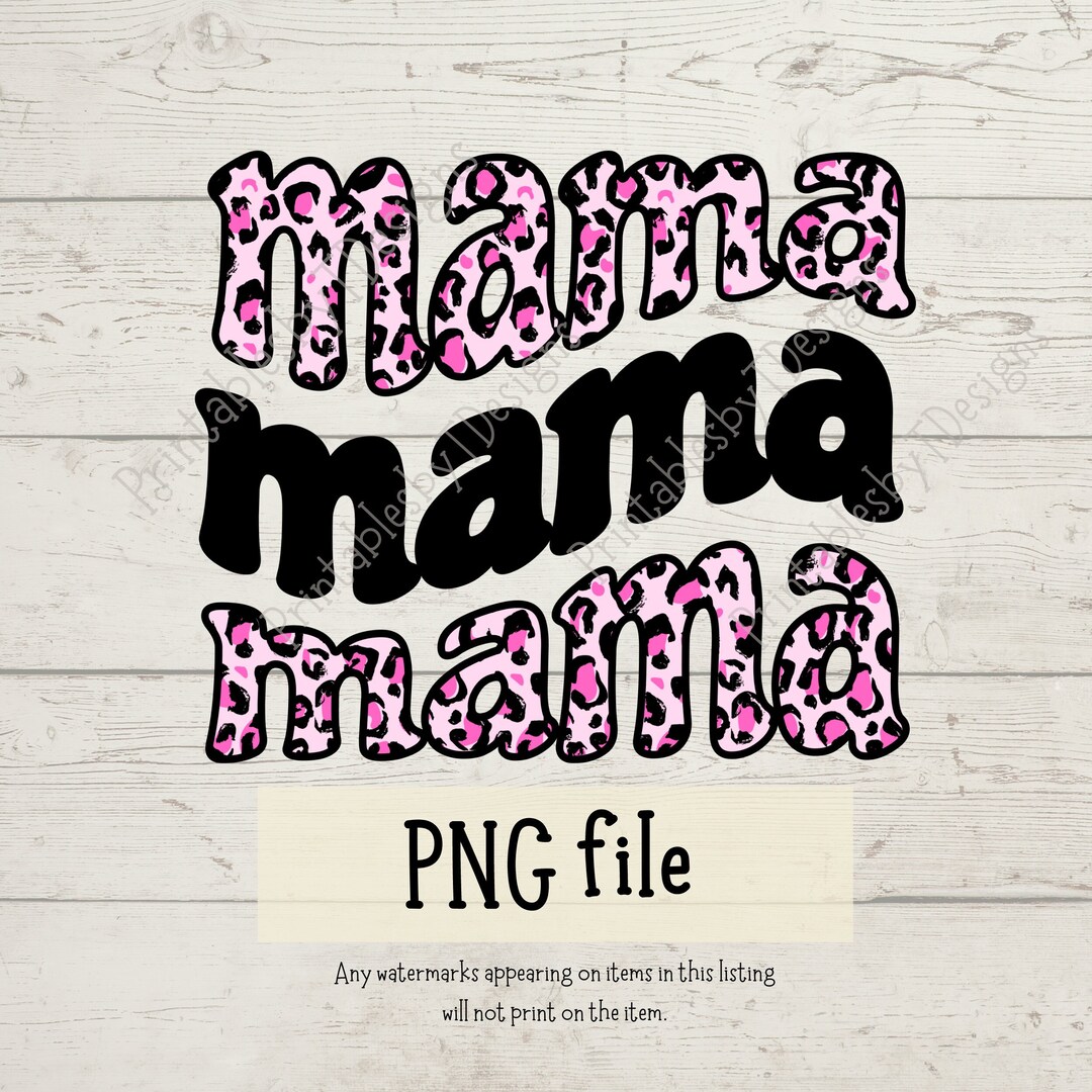Mama PNG, Mama Wavy Text Design, Mama Word Png, Mama Clipart, Mama ...