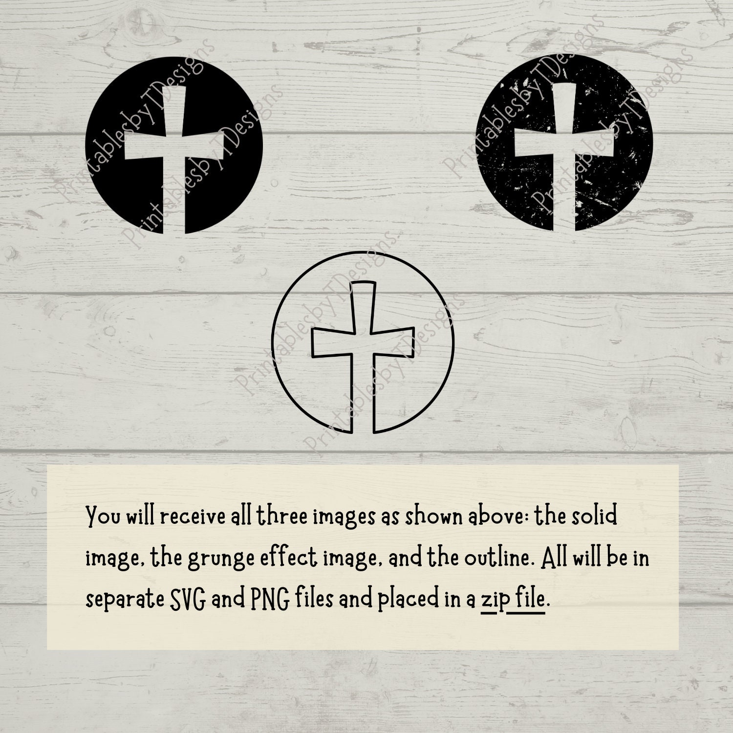 Circle With Cross SVG, Distressed Texture, Christian Svg, Religious PNG ...