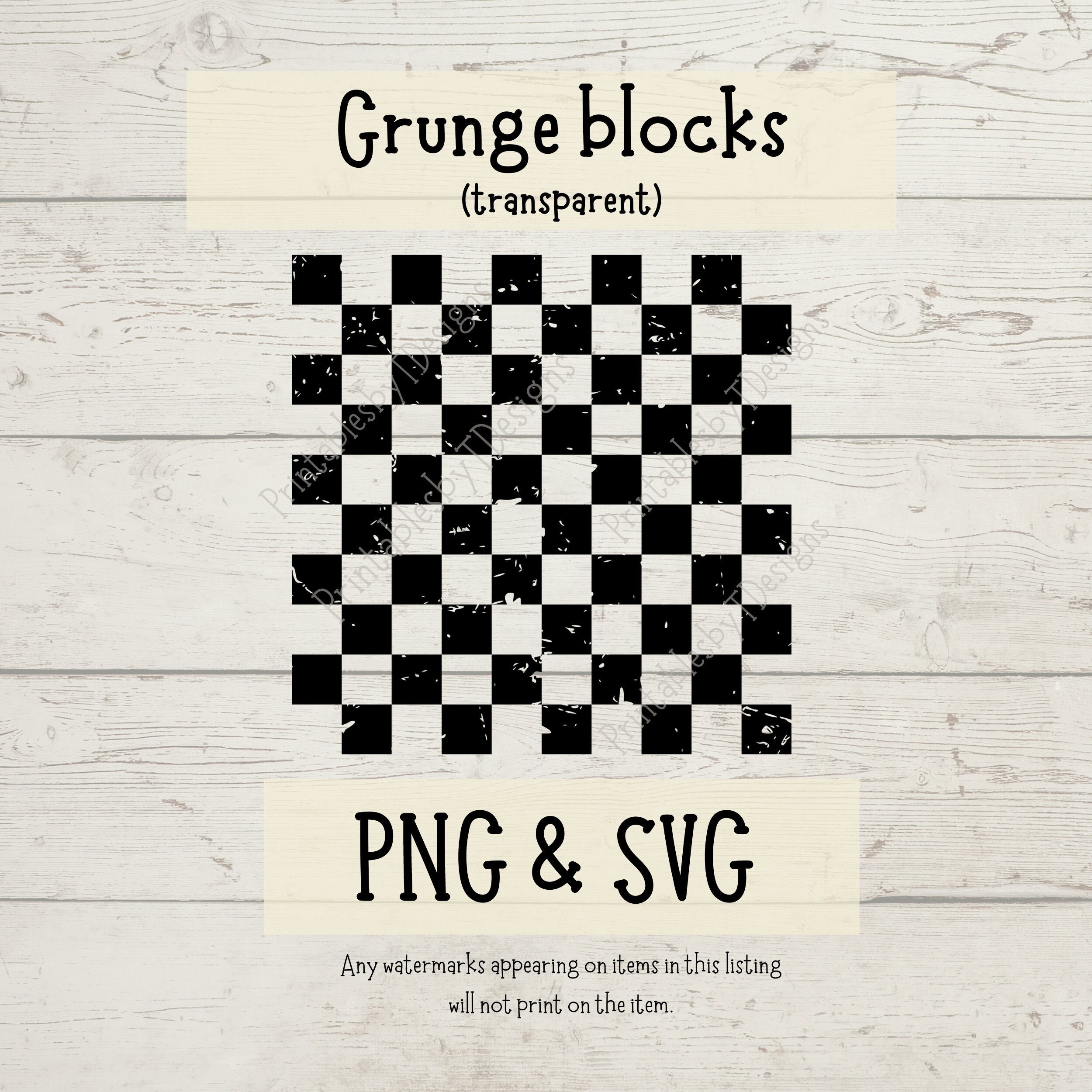 Grunge Blocks PNG, Checkerboard Svg, Distressed Background SVG, Grunge ...