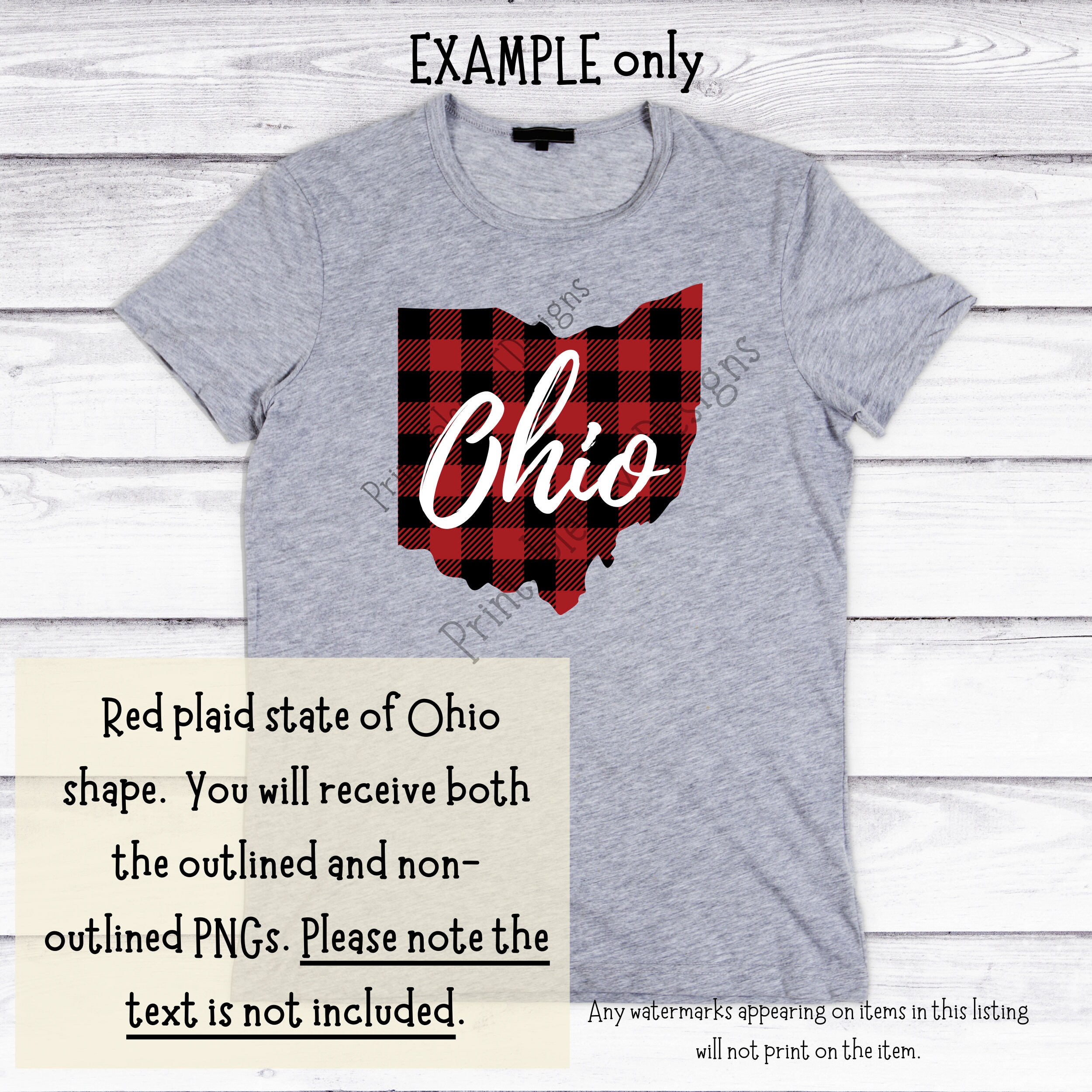 Ohio State Shape PNG, State of Ohio Png, Red Plaid Ohio, State Clipart ...