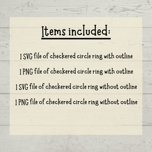 Checkered Circle Outline SVG, Checkerboard Svg, Checkered Pattern PNG ...