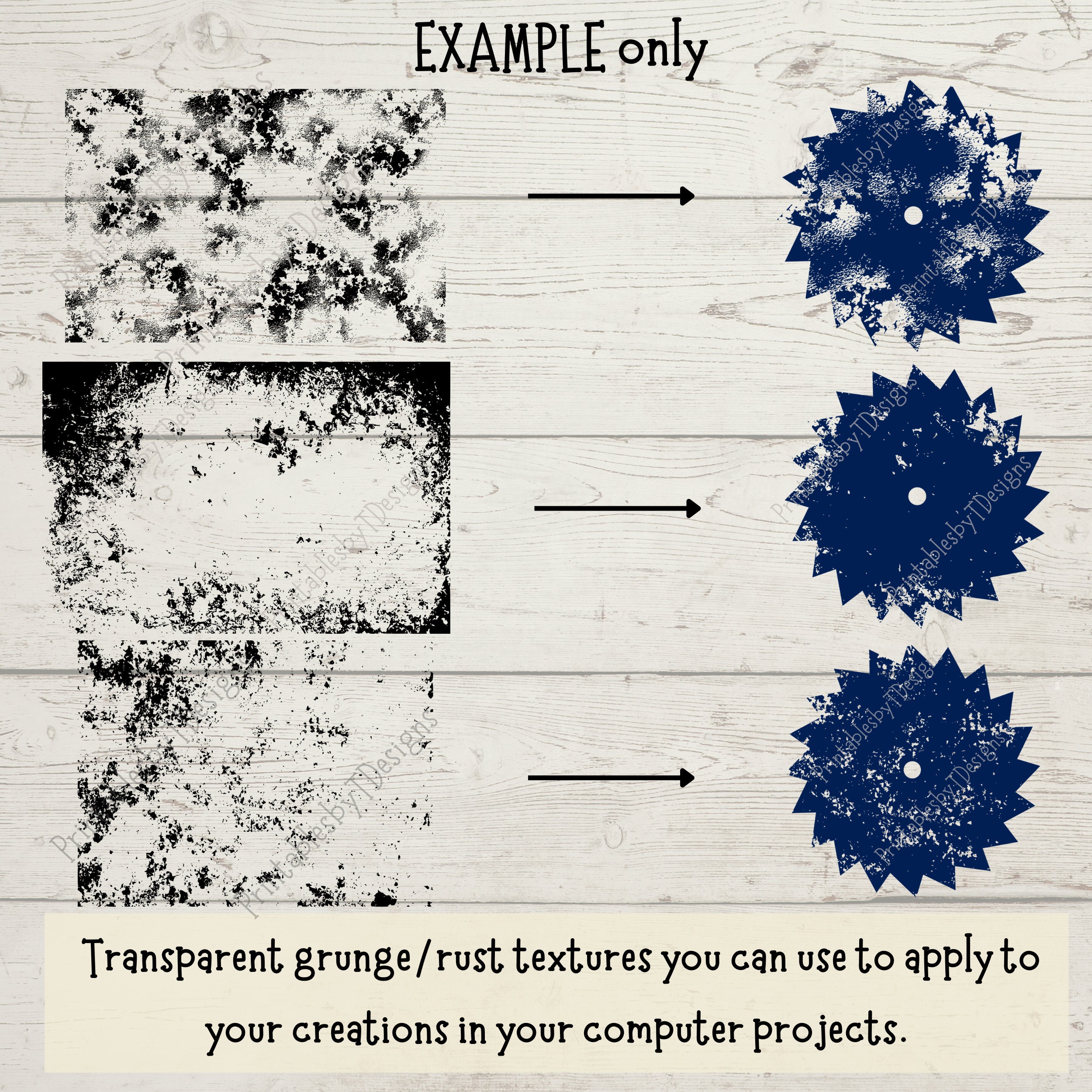 Grunge Rust Texture PNG, Rust Grunge Texture Bundle, Distressed ...