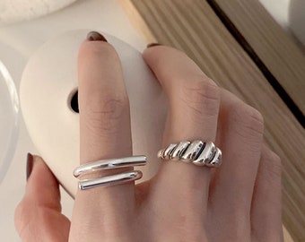 Tube Set Ring | Etsy