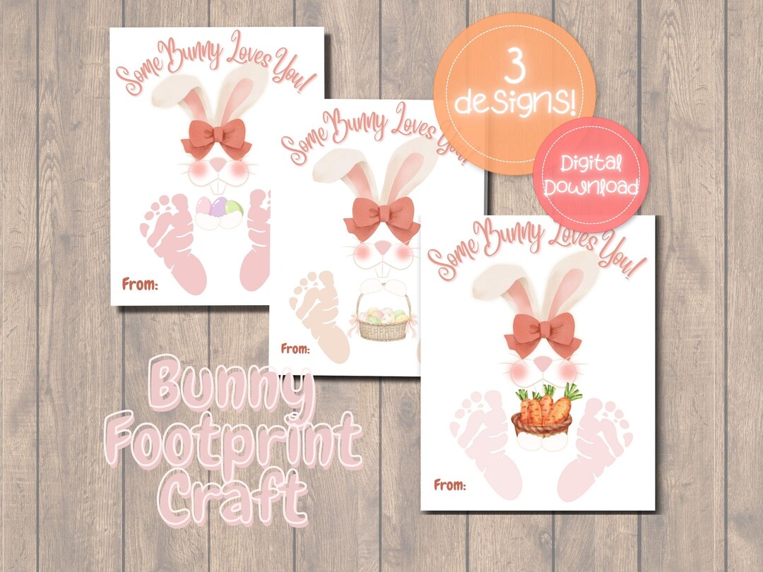 Some Bunny Loves You Handprint Craft / Easter Craft / Kindergarten ...