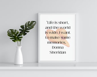 Life is Short Mamma Mia - Etsy