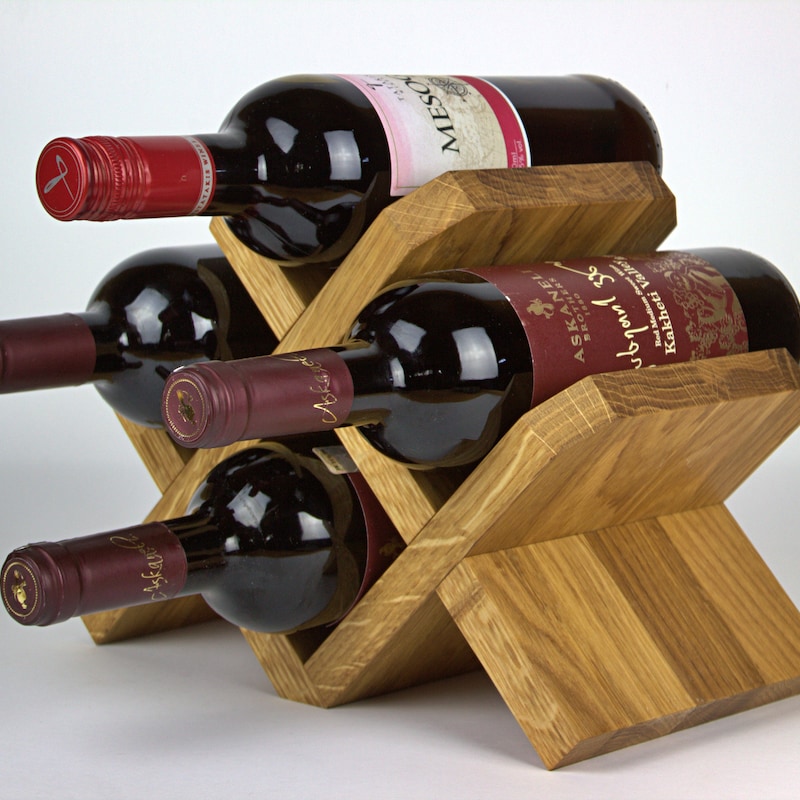 Rustic Wine Rack - Etsy