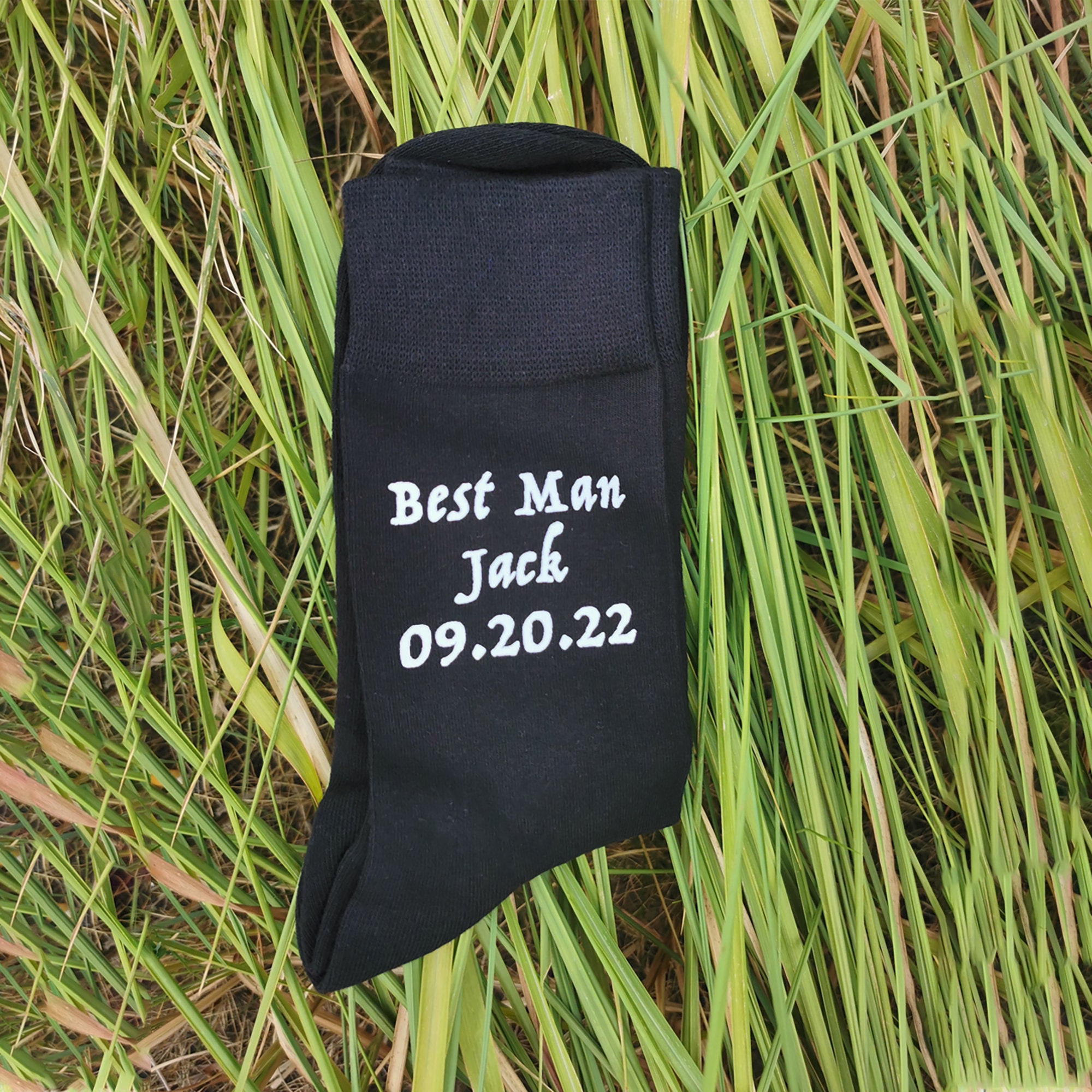 Custom Groomsmen Socks for the Wedding Party, Personalized Wedding ...