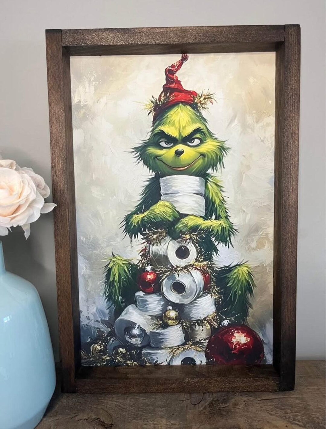 The Grinch That Stole the Toilet Paper Farmhouse Sign - Etsy