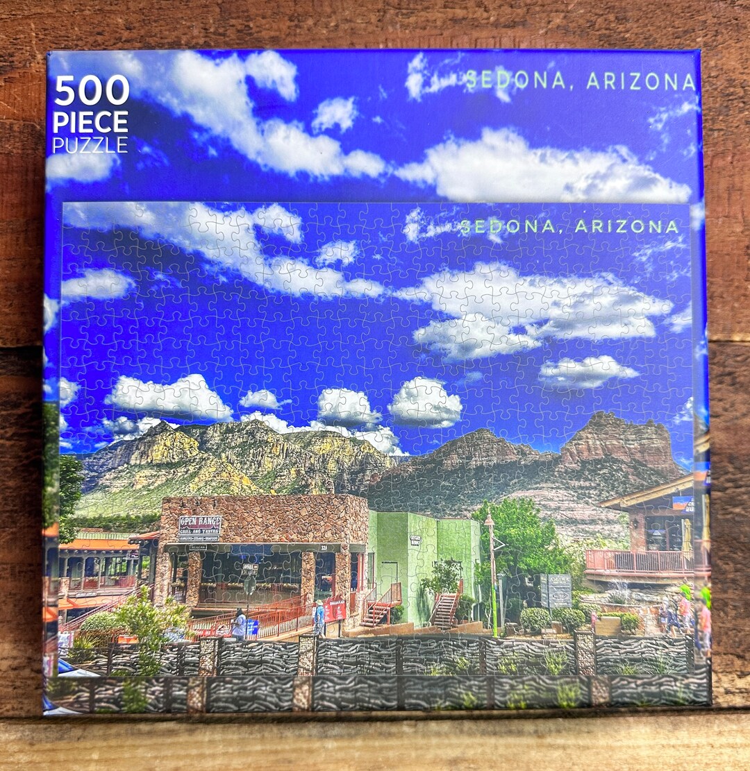 Jigsaw Puzzle - Marketplace, Sedona, Arizona (500 Pieces) - Etsy