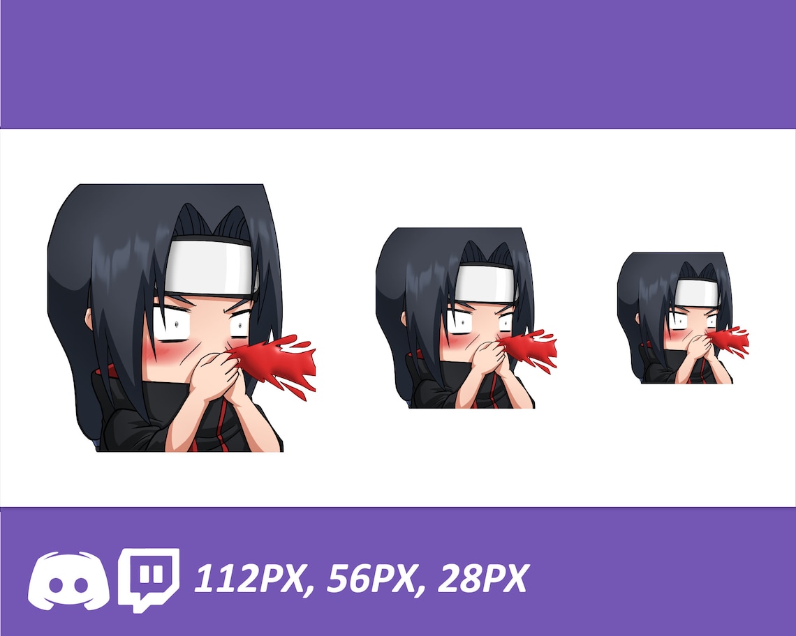 Anime Emotes, Chibi Ninja Emotes, Twitch Emotes, Manga Cartoon Cute ...