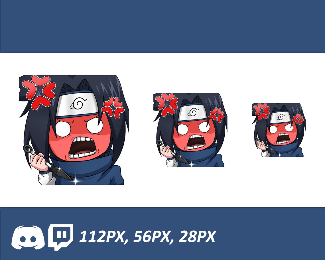 Anime Emotes, Chibi Ninja Emotes, Twitch Emotes, Manga Cartoon Cute ...