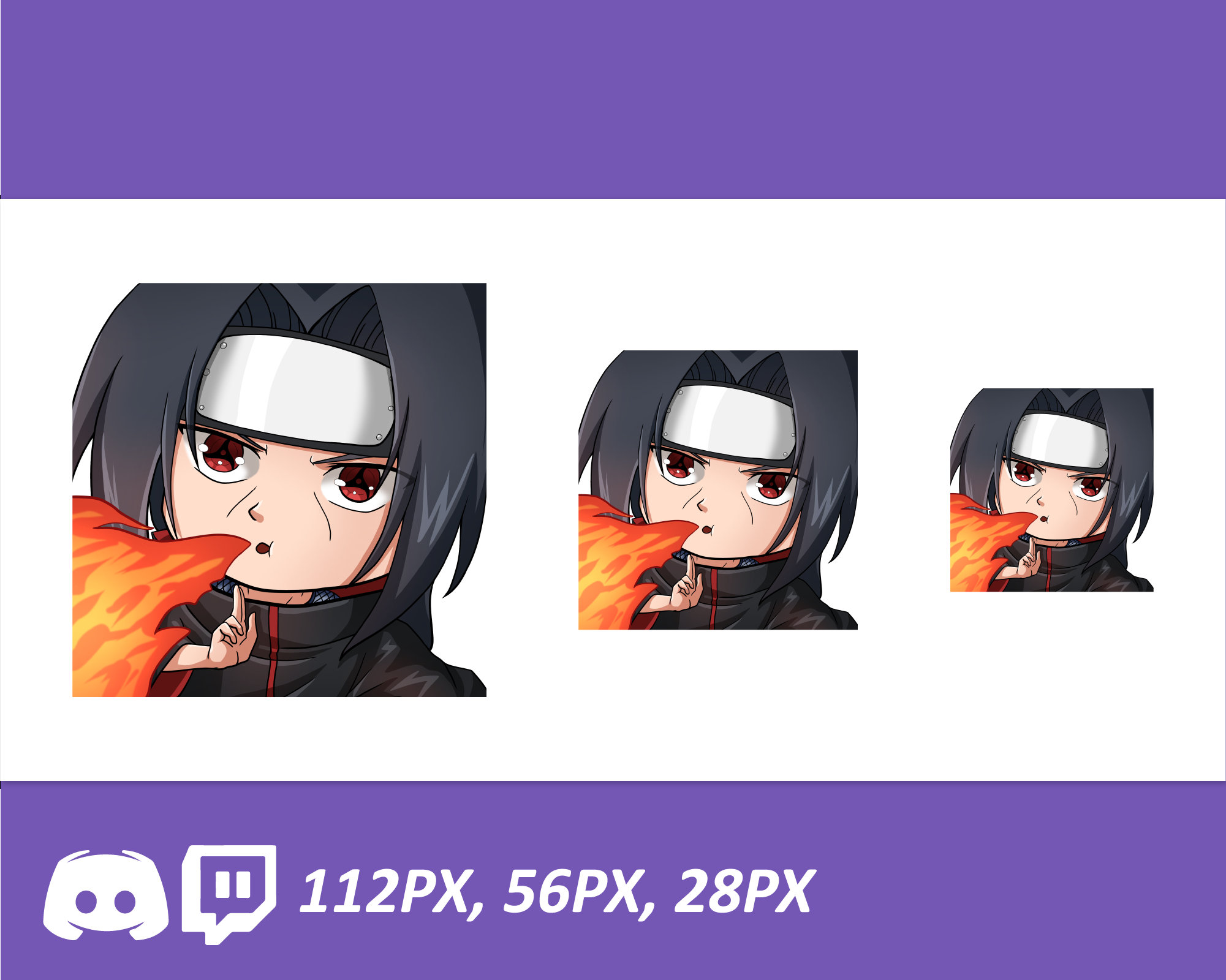 Anime Emotes, Chibi Ninja Emotes, Twitch Emotes, Manga Cartoon Cute ...
