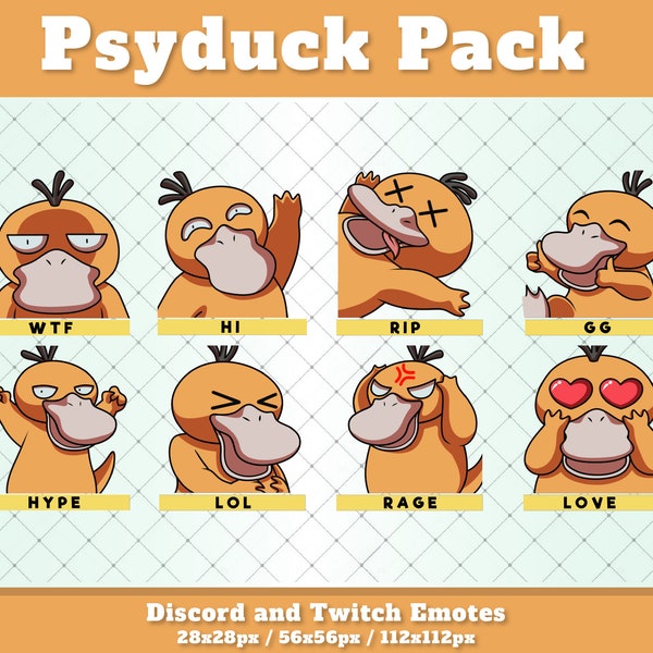 Psyduck Svg - Etsy
