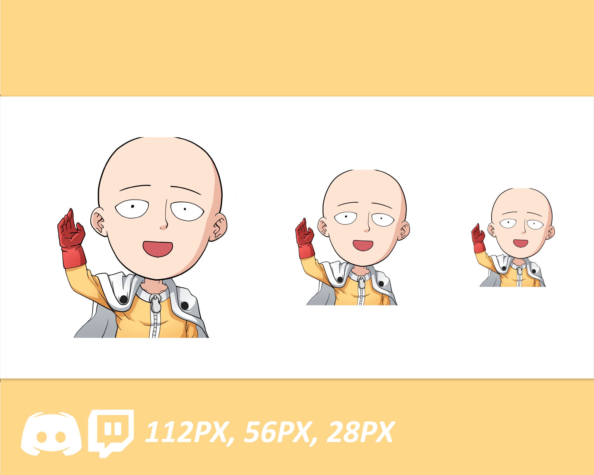 Anime Emotes, Punch Hero Emotes, Twitch Emotes, Manga Cartoon Cute ...