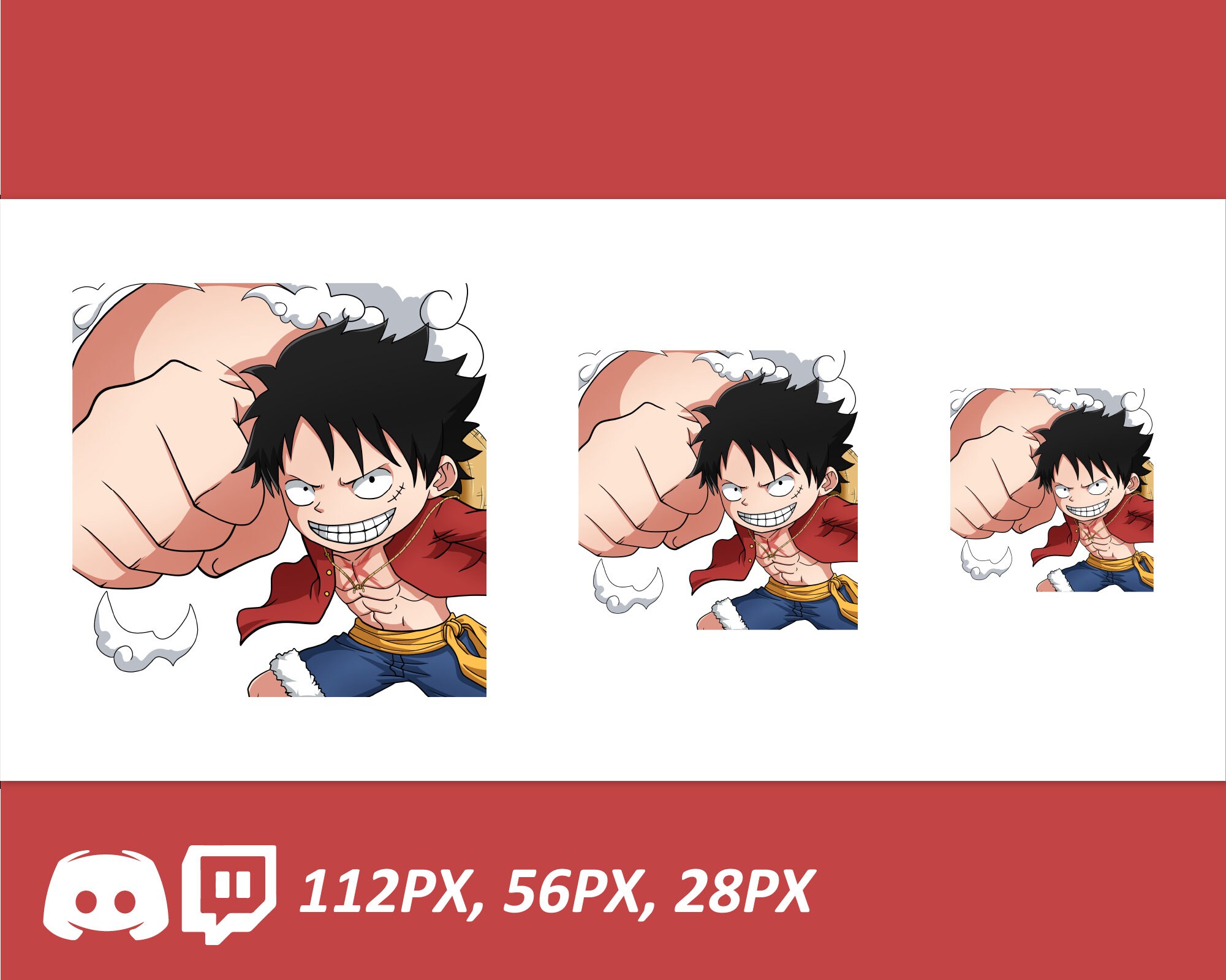 Anime Emotes, Chibi Pirates Gear Emotes, Twitch Emotes, Manga Cartoon ...