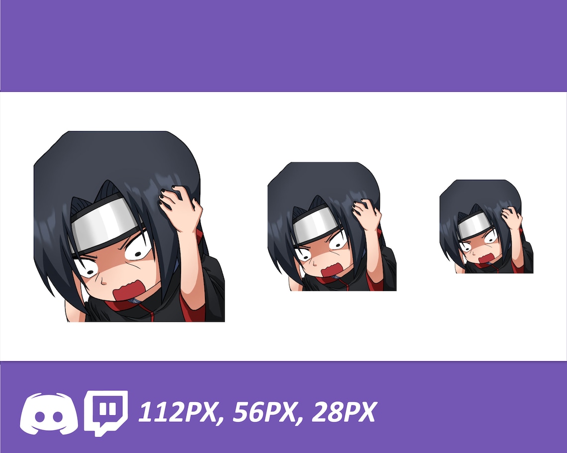 Anime Emotes, Chibi Ninja Emotes, Twitch Emotes, Manga Cartoon Cute ...