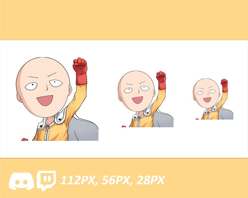 Anime Emotes, Punch Hero Emotes, Twitch Emotes, Manga Cartoon Cute ...