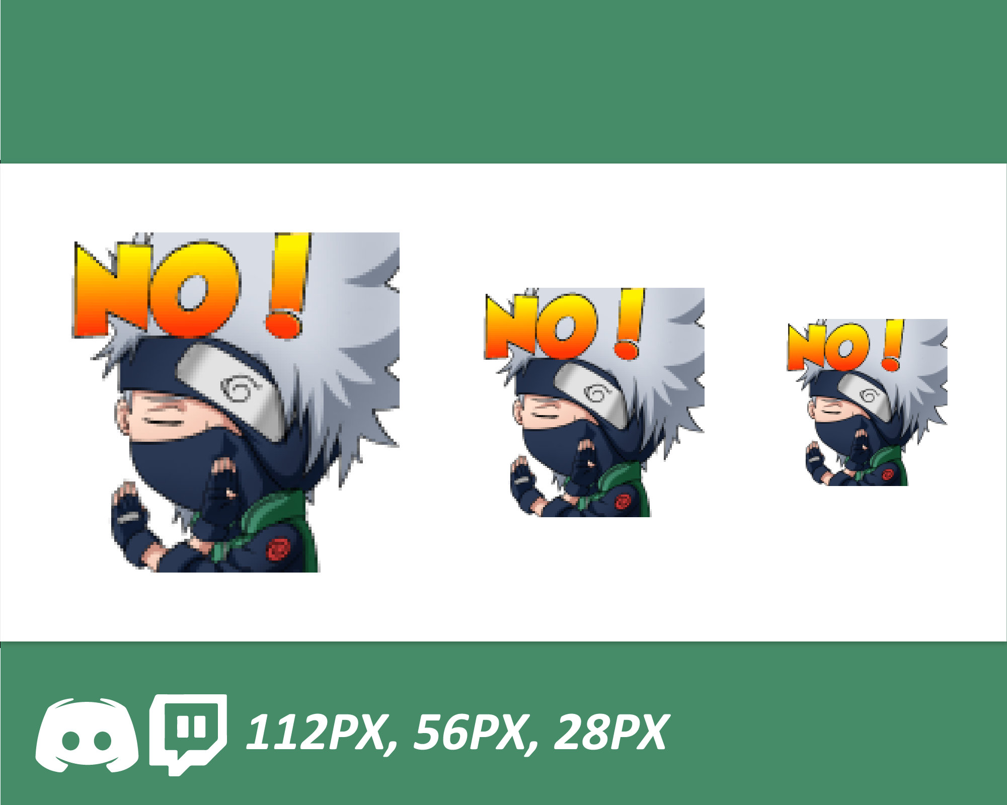 Anime Emotes, Chibi Ninja Emotes, Twitch Emotes, Manga Cartoon Cute ...