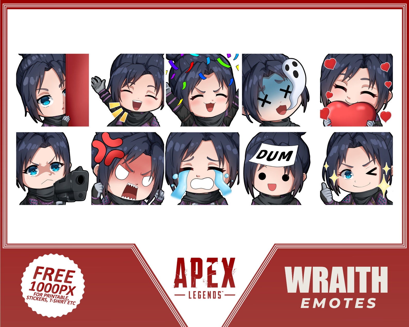 Apex Legends Emotes, Apex Character, Wraith Emotes, Wraith, Wraith Apex ...
