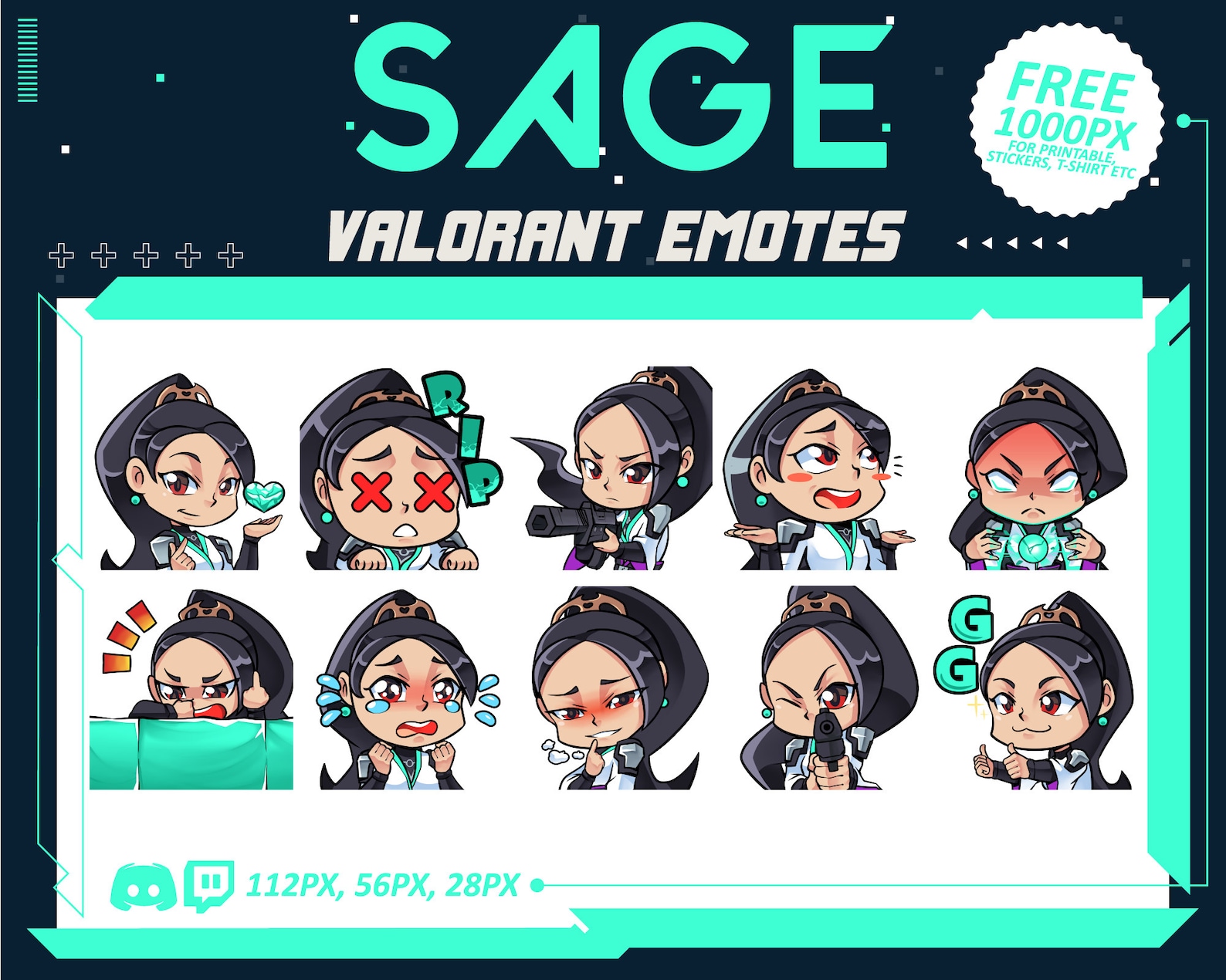 Valorant Emotes, Valorant Character, Sage Valorant, Sage, Sage Emotes ...