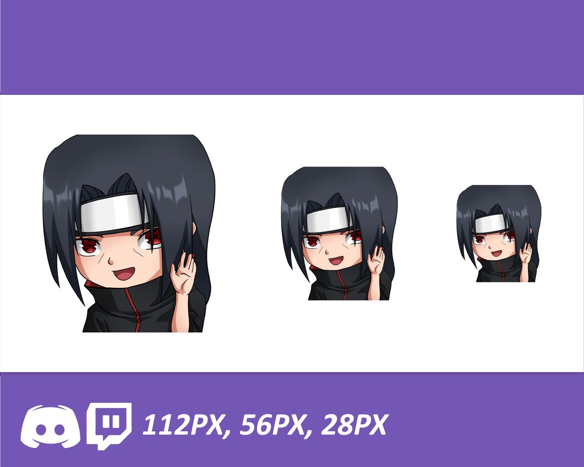 Anime Emotes, Chibi Ninja Emotes, Twitch Emotes, Manga Cartoon Cute ...