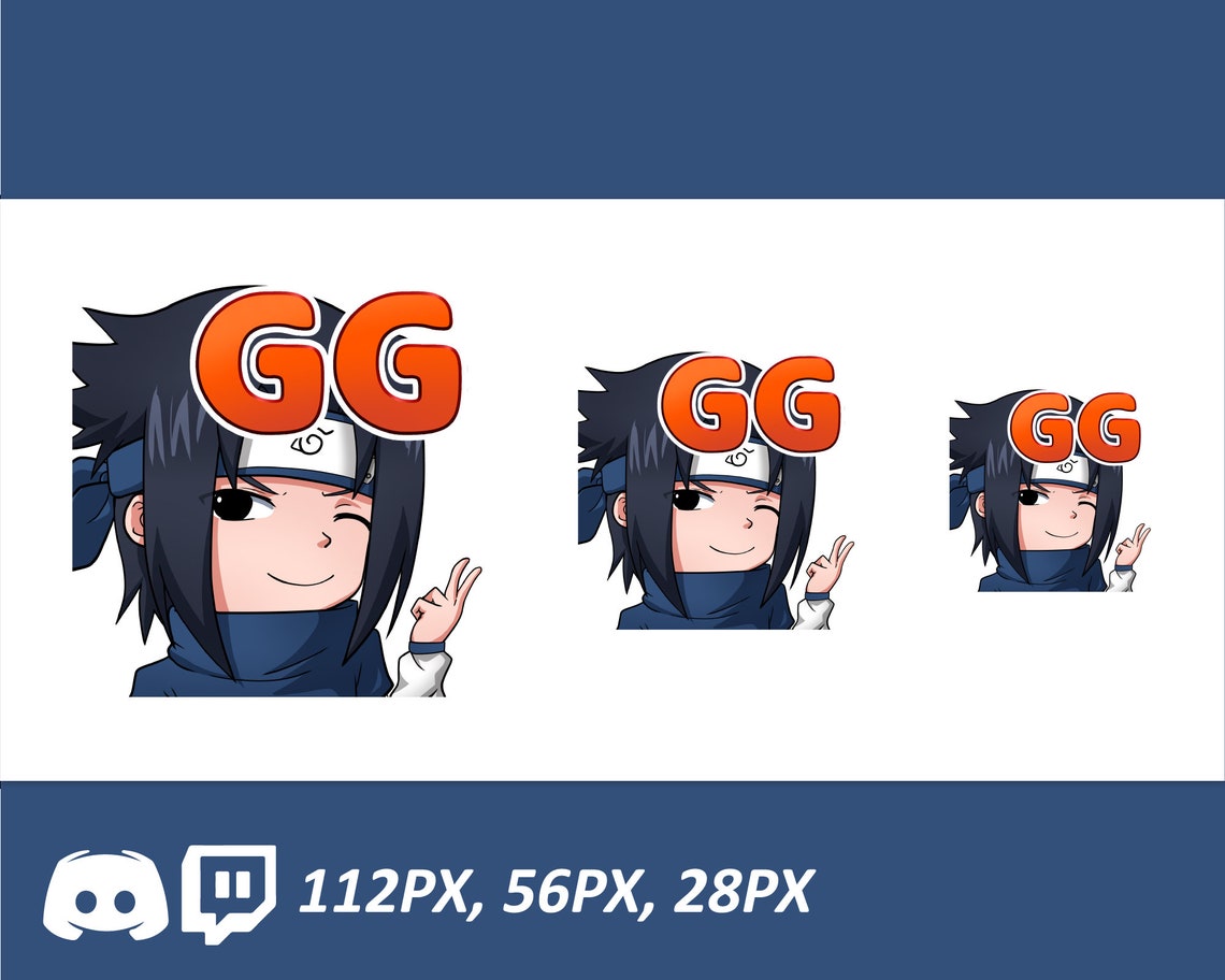 Anime Emotes, Chibi Ninja Emotes, Twitch Emotes, Manga Cartoon Cute ...