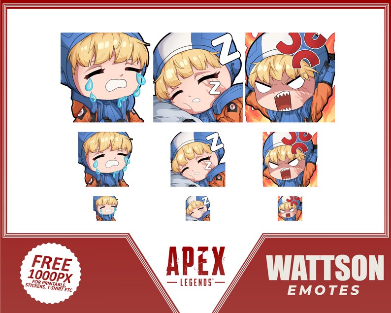 Apex Legends Emotes, Apex Character, Wattson Emotes, Wattson, Watson ...