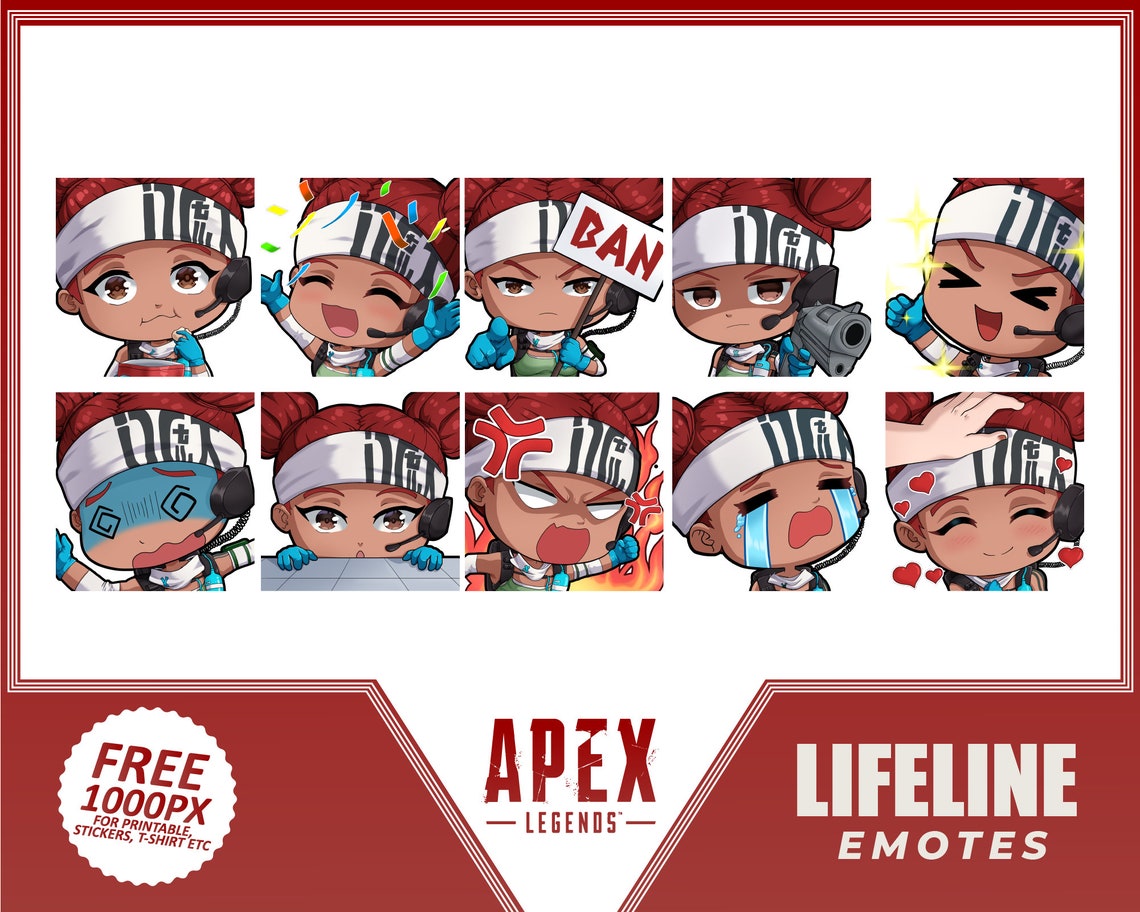 Apex Legends Emotes, Apex Character, Lifeline Emotes, Lifeline ...