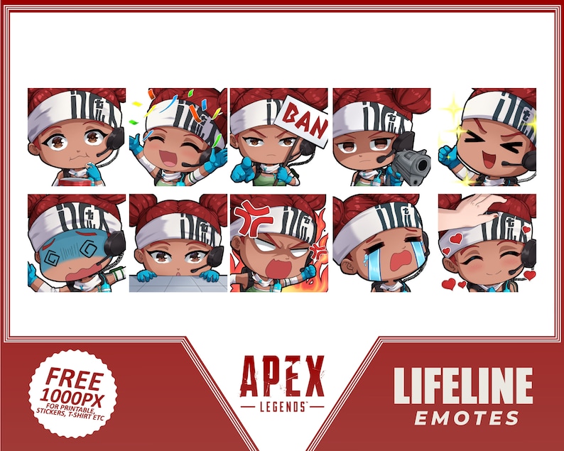 Apex Legends Emotes, Apex Character, Lifeline Emotes, Lifeline ...