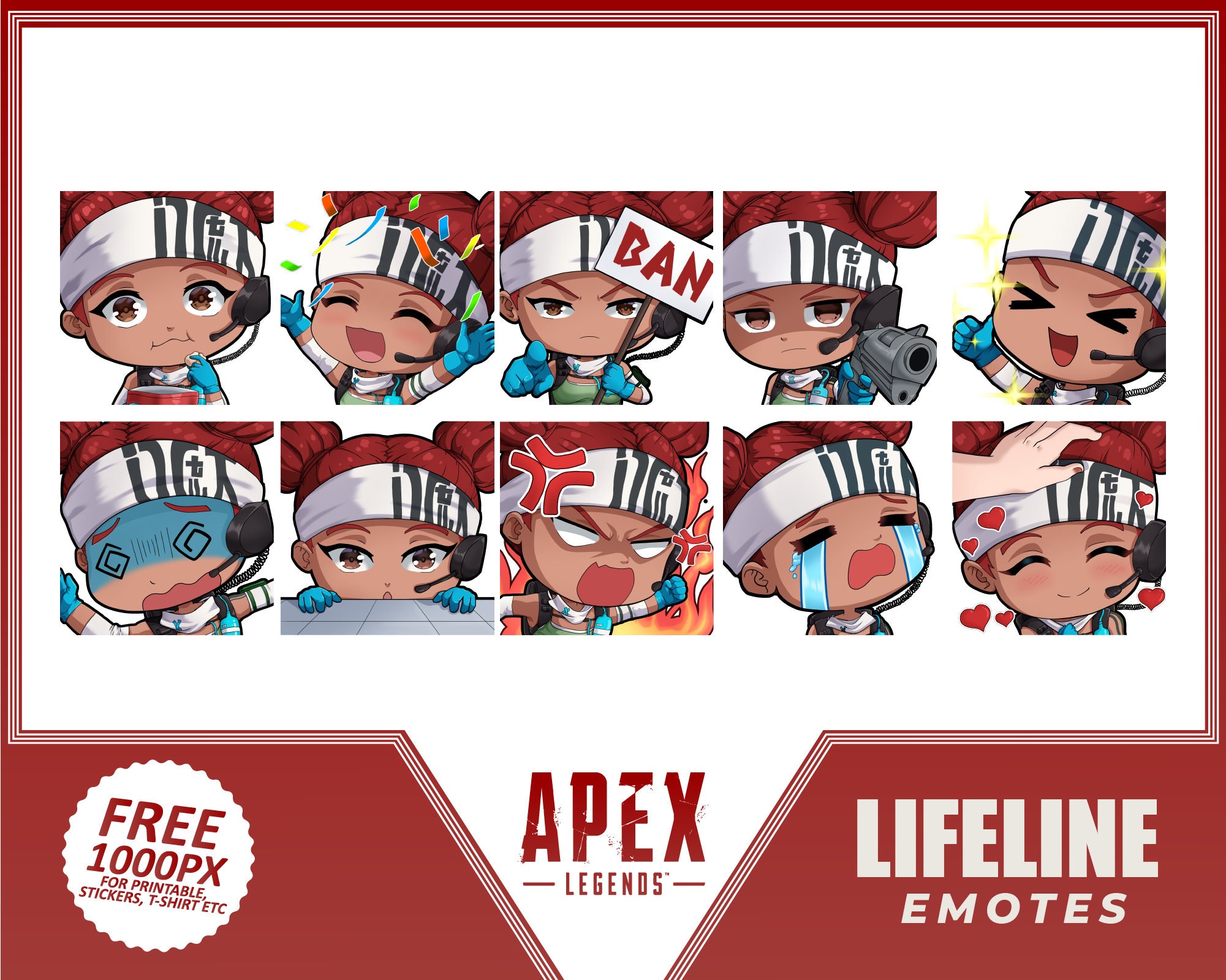 Apex Legends Emotes, Apex Character, Lifeline Emotes, Lifeline ...