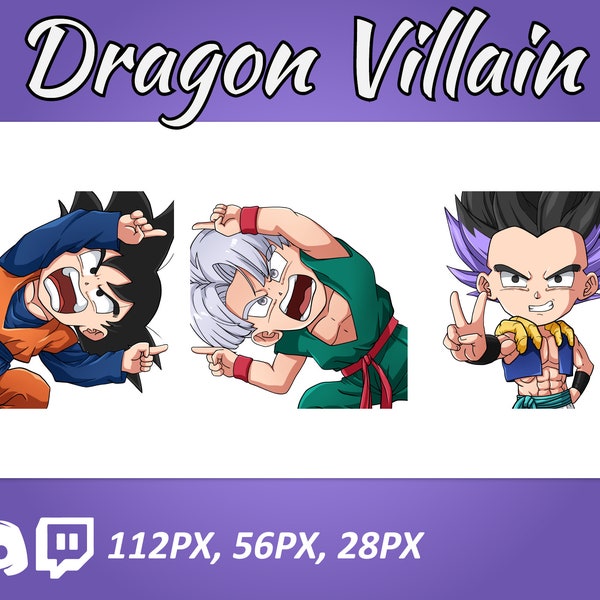 Dragon Ball Twitch Emotes - Etsy