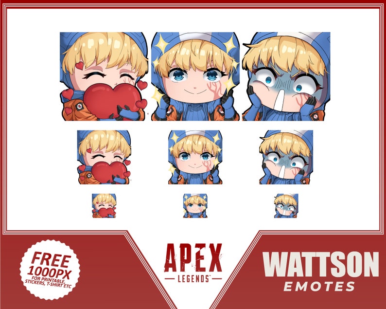 Apex Legends Emotes, Apex Character, Wattson Emotes, Wattson, Watson ...