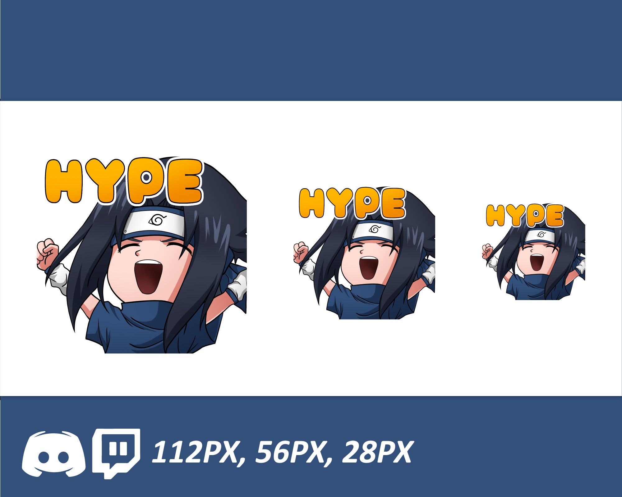 Anime Emotes, Chibi Ninja Emotes, Twitch Emotes, Manga Cartoon Cute ...