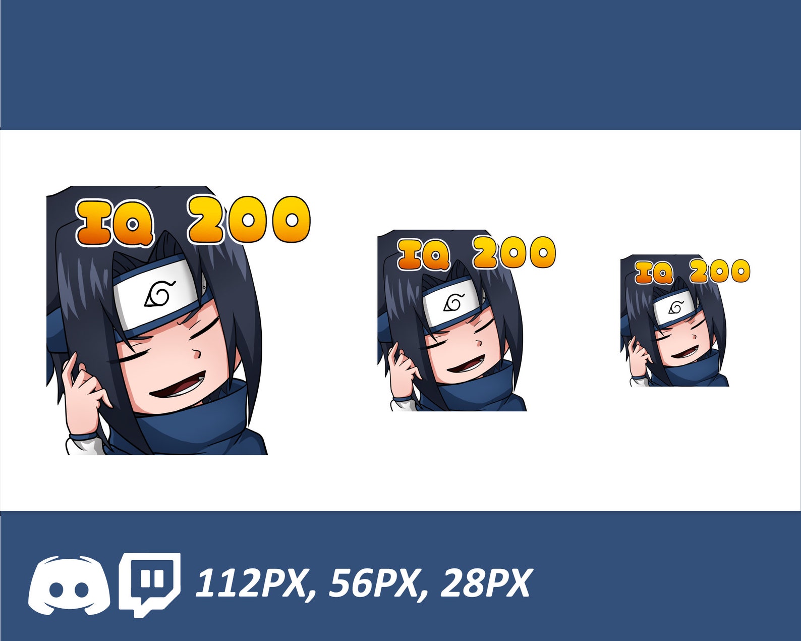 Anime Emotes, Chibi Ninja Emotes, Twitch Emotes, Manga Cartoon Cute ...
