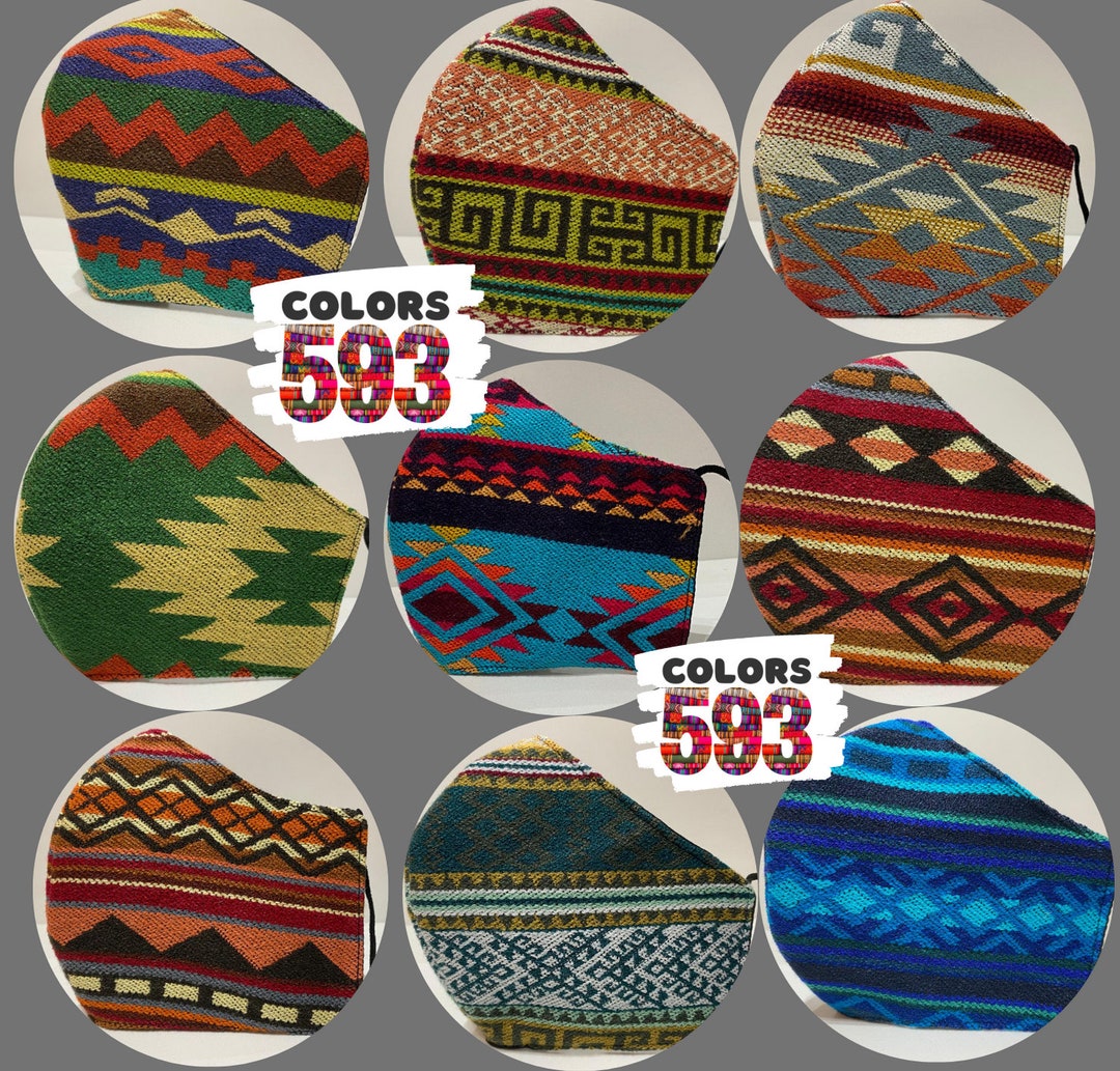 Colorful Andean Face Masks - Etsy