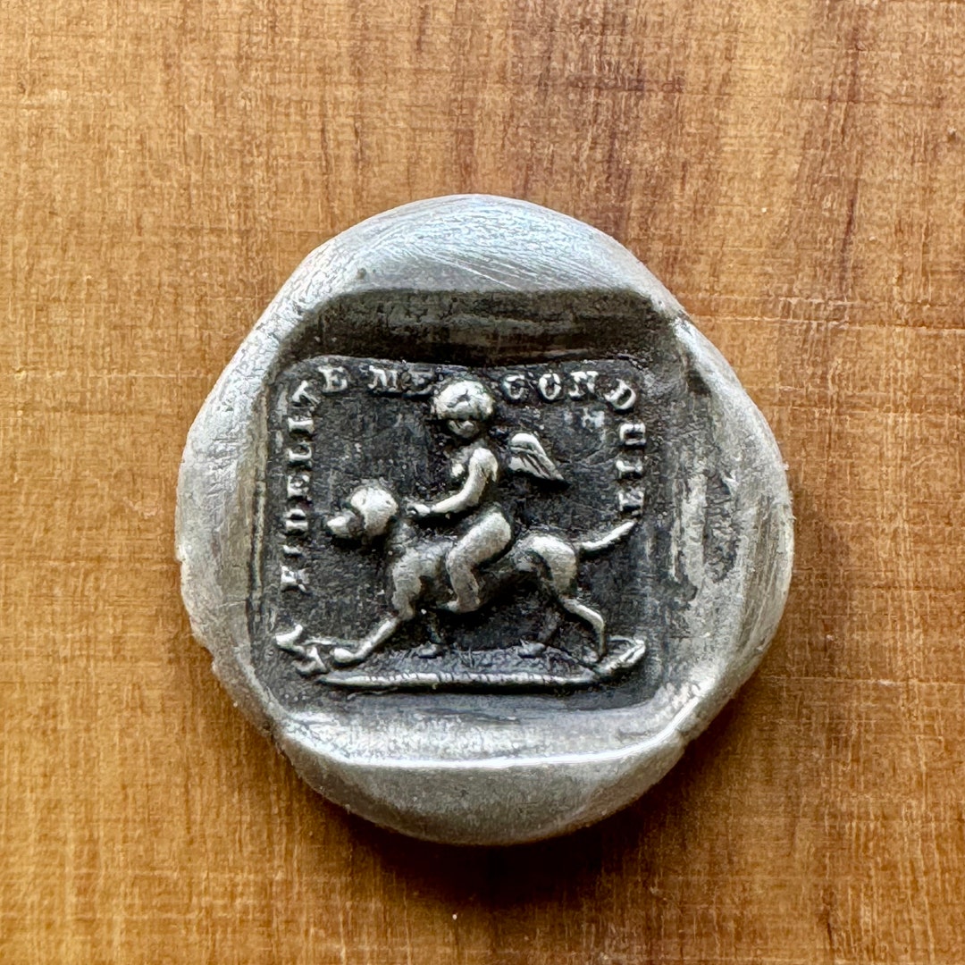 Sterling Silver 18th Century French Riding Dog Intaglio 'to Loyalty ...