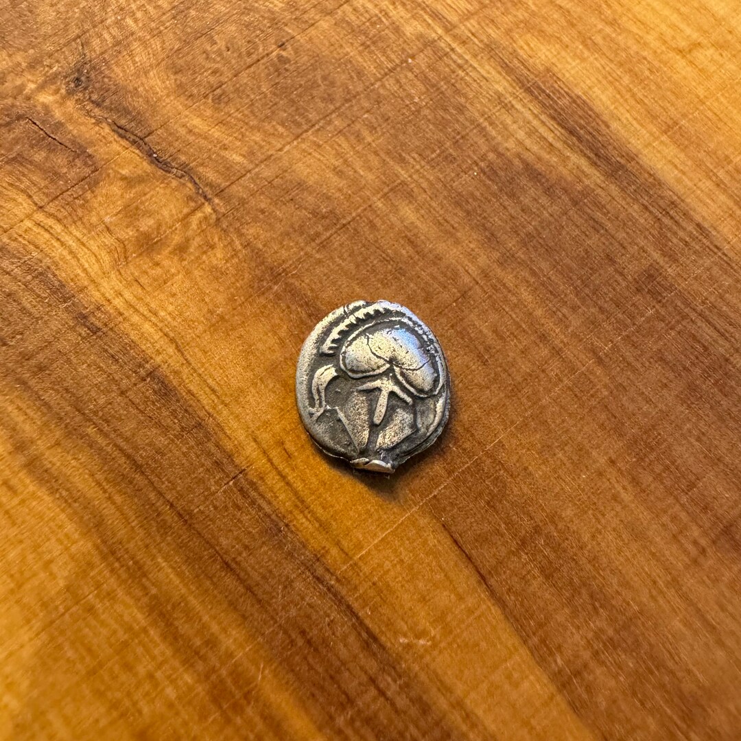 Hellenistic Helmet Ancient Greek Coin Sterling Silver Cast From ...