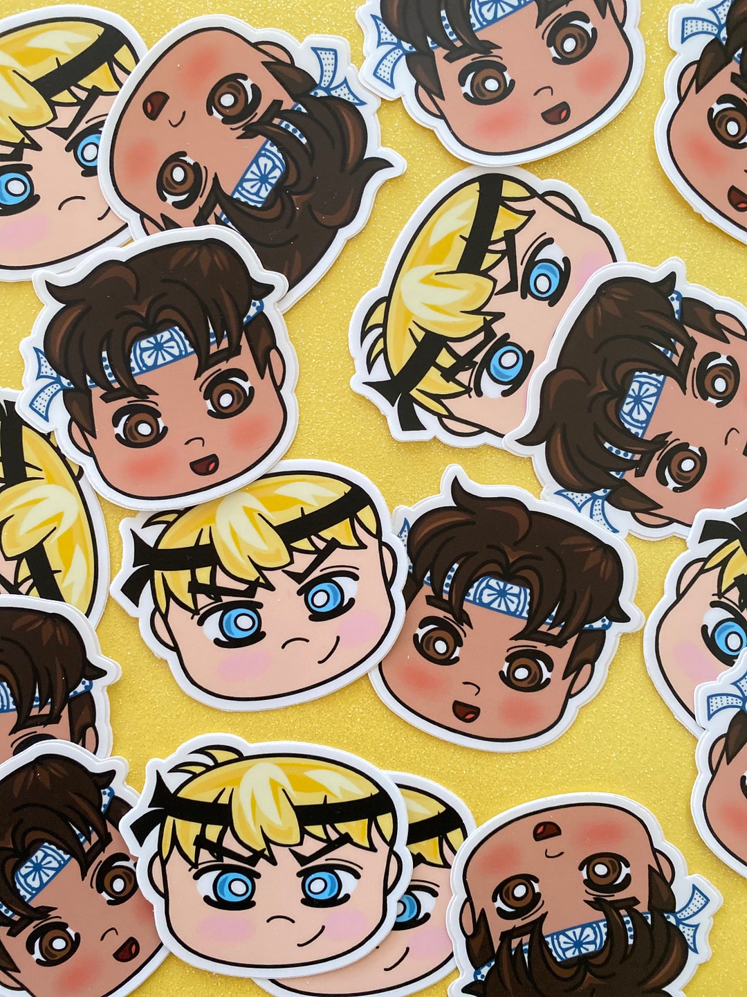 Karate Chibis 3-inch Vinyl Stickers Die-cut Stickers for Laptop, Water ...