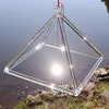 6” Clear Quartz Crystal Singing Pyramid Sound Vibration Musical ...