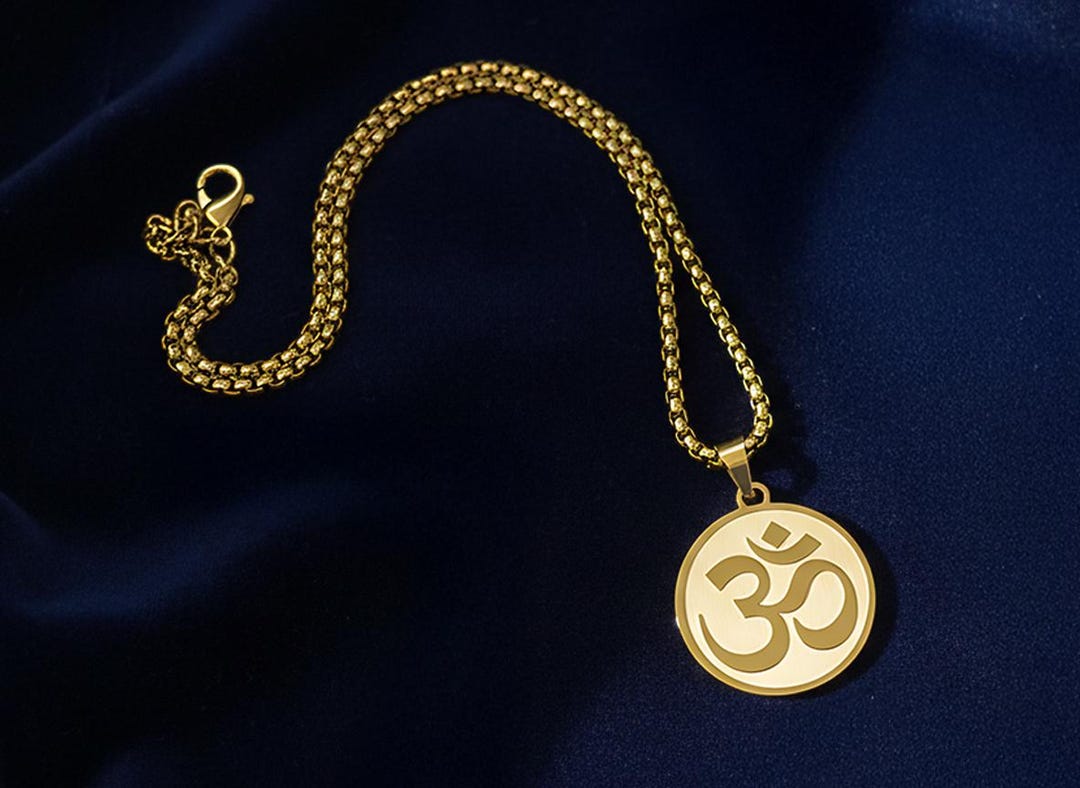 OM Symbol Mystical Beauty Charm Necklace: Unique Gift for Him or Her ...