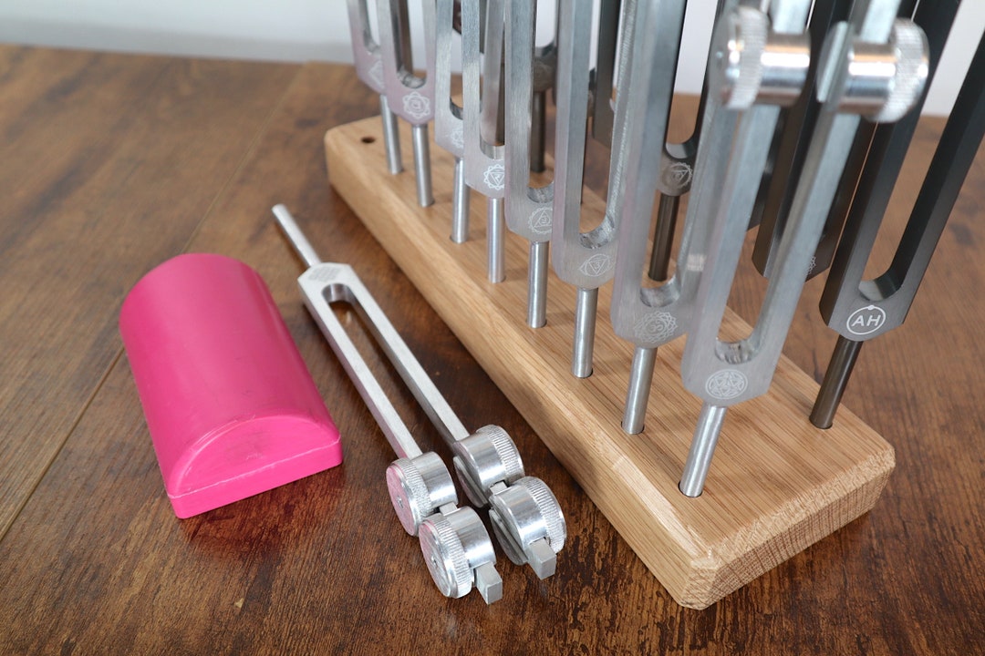 Tuning Fork Holders 9pc and 18pc Tuning Fork Activator Southern Yellow ...
