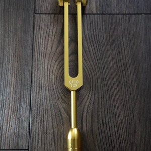 128 Hz OTTO Tuning Fork With Attenuator Extender - Custom 10mm Crystal ...