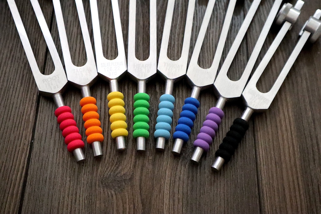 Tuning Fork Grips - 9pc Set - Sound Vibration Accessories - Compatible ...