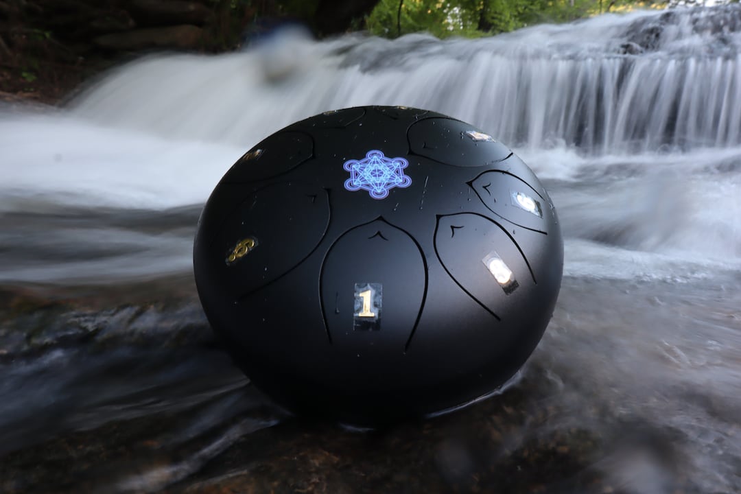 Metatron's Cube 8 Steel Tongue Drum F Key Sacred Geometry, Energy Shift ...