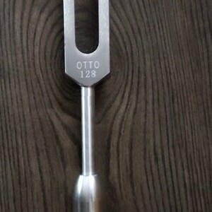 128 Hz OTTO Tuning Fork With Attenuator Extender - Custom 10mm Crystal ...