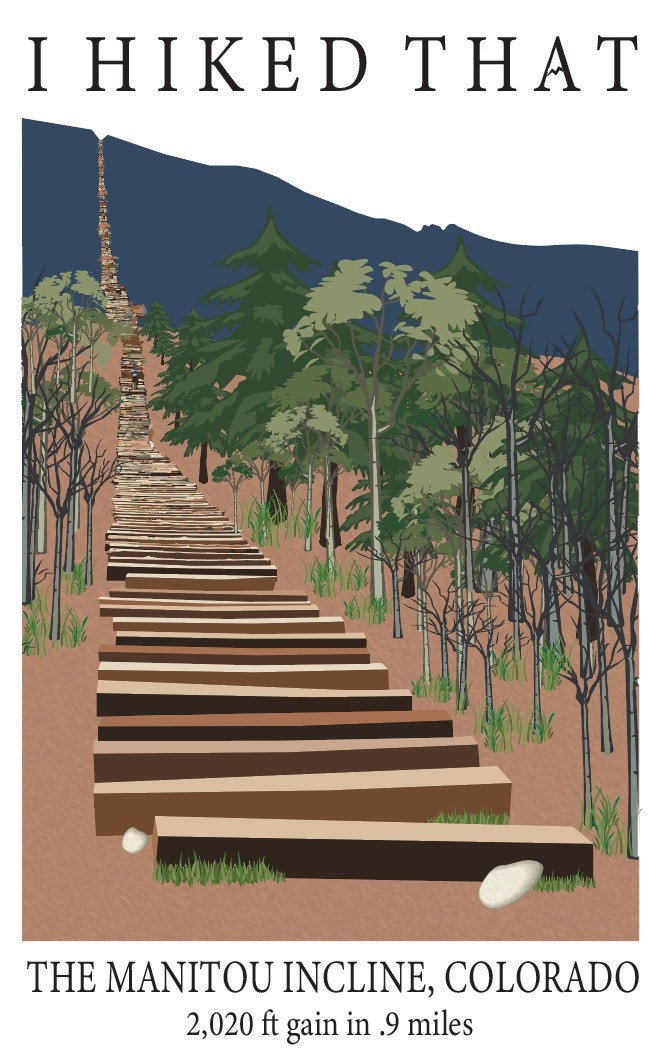 The Manitou Incline Sticker - Etsy