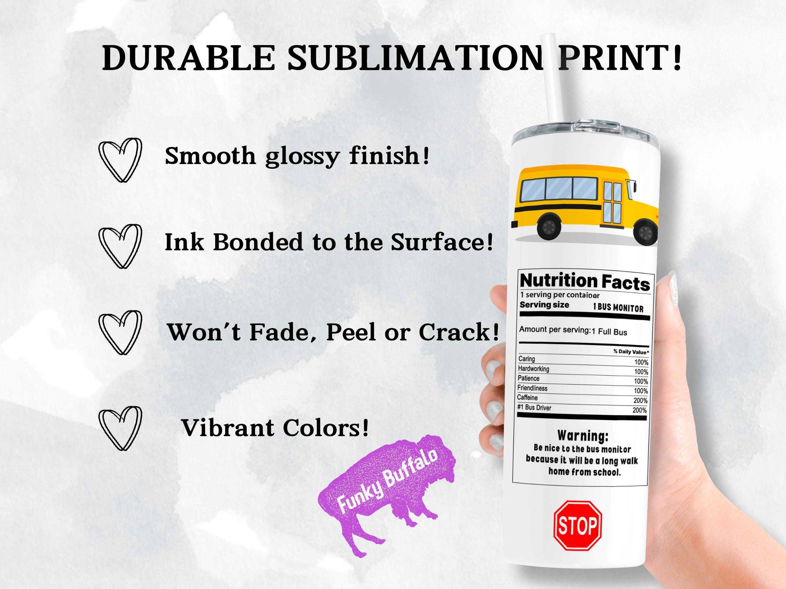 Bus Monitor Gift, Personalized School Bus Monitor Tumbler, Travel Mug ...
